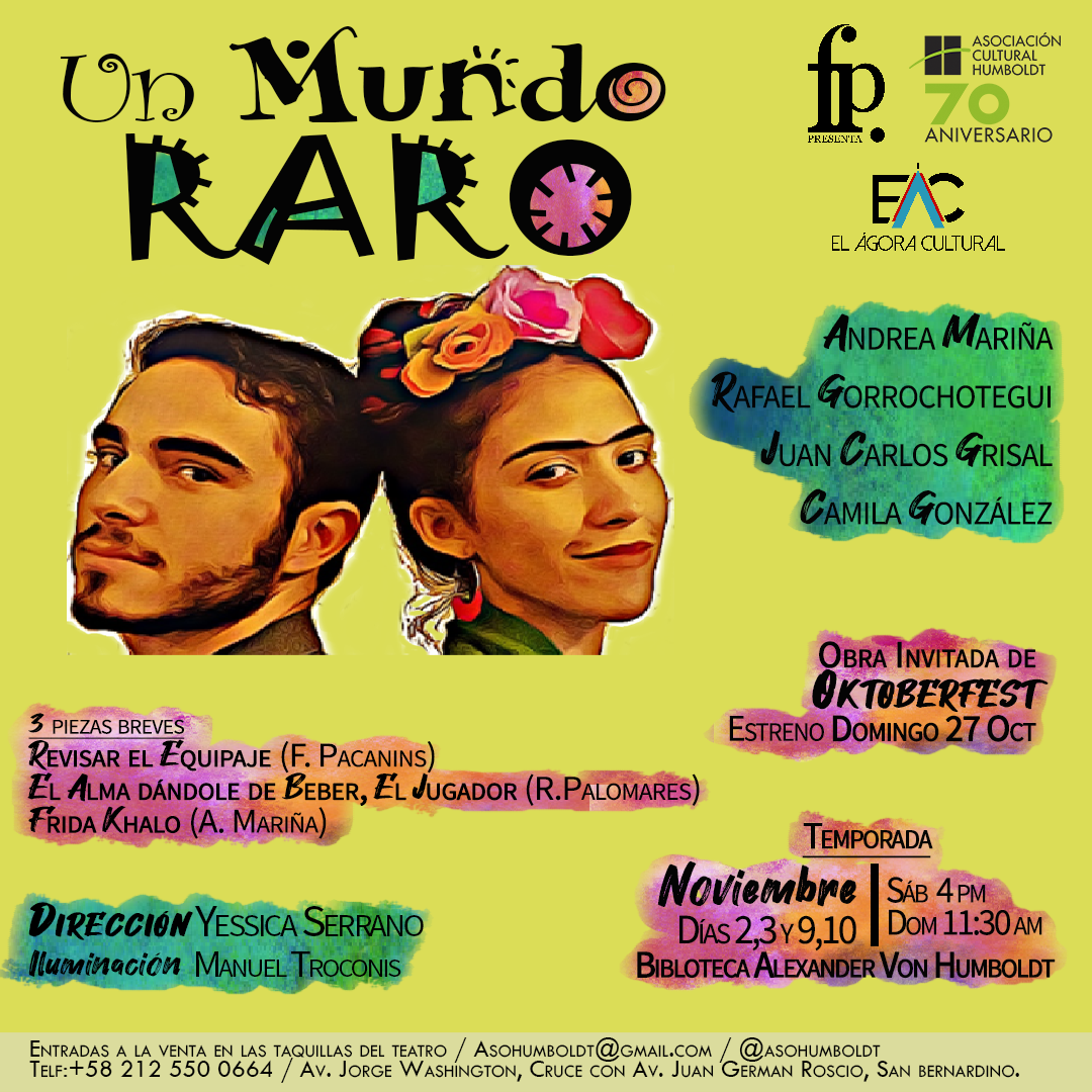 Obra “Un Mundo Raro” llegó a la Asociación Cultural Humboldt - La Voce ...