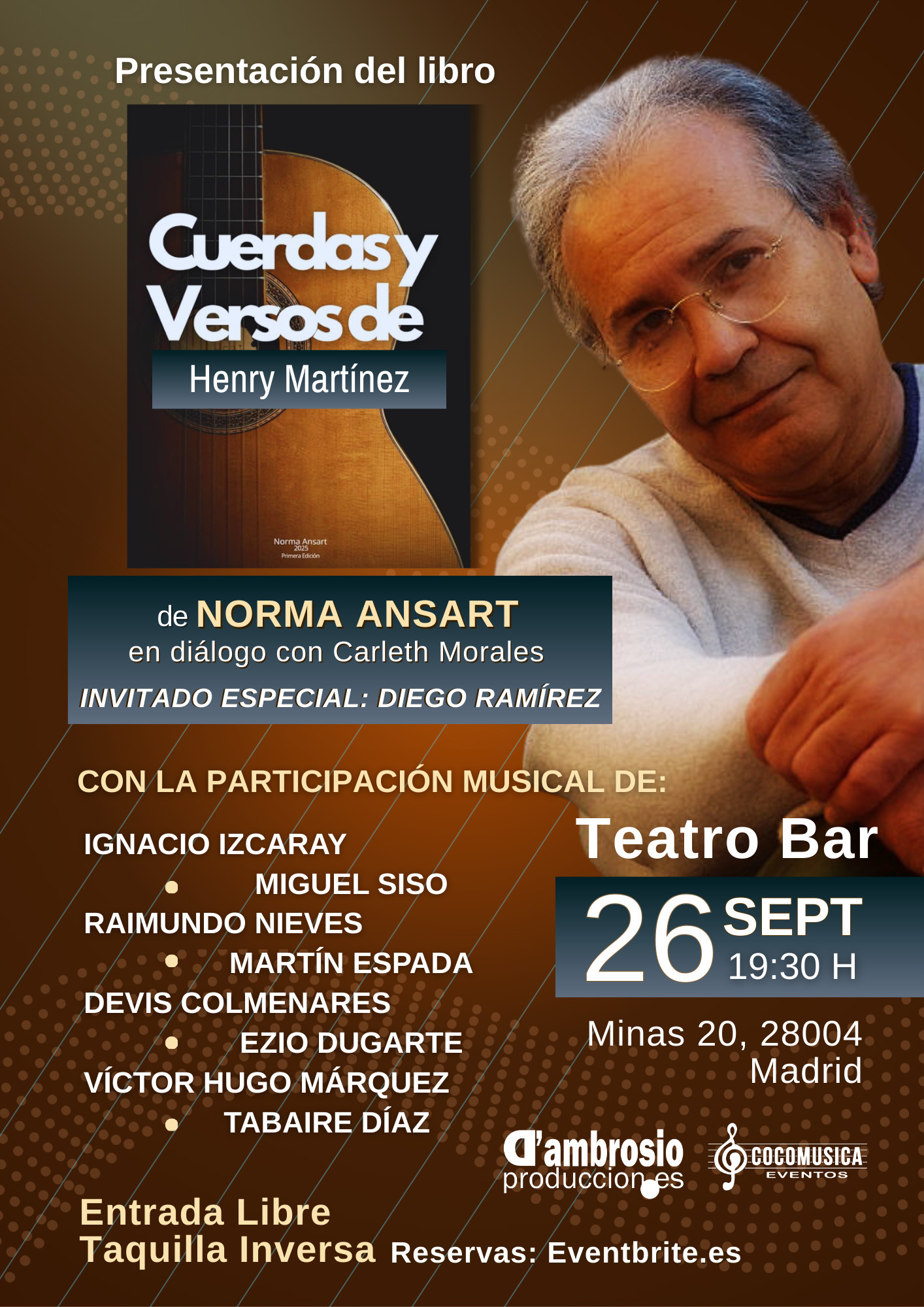 Un homenaje a Henry Martínez llega a Madrid - La Voce d'Italia